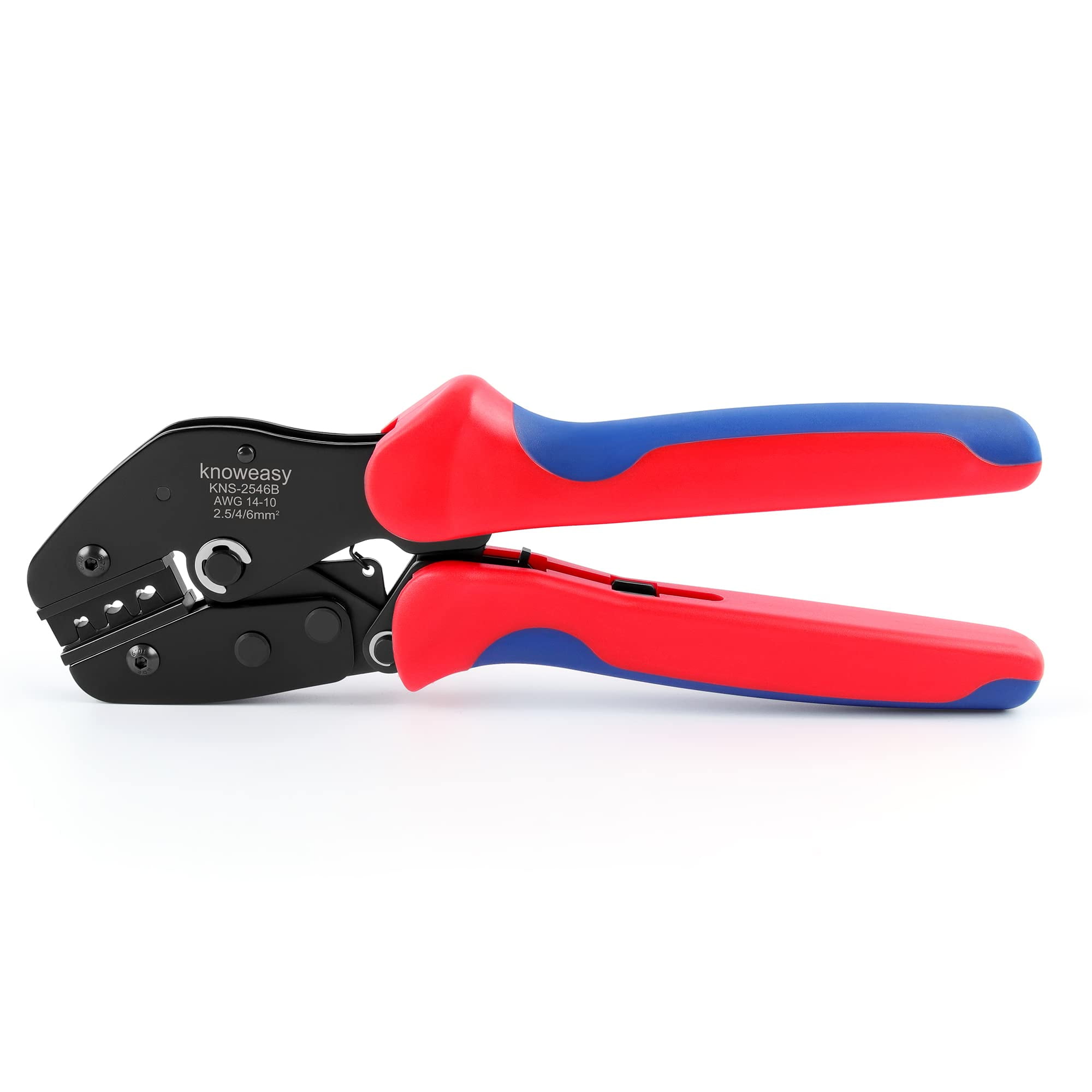 Solar Crimping Tool,Knoweasy KNS-2546 Solar Connector Crimper Used for 2.5/4/6mm² (14-10awg ...