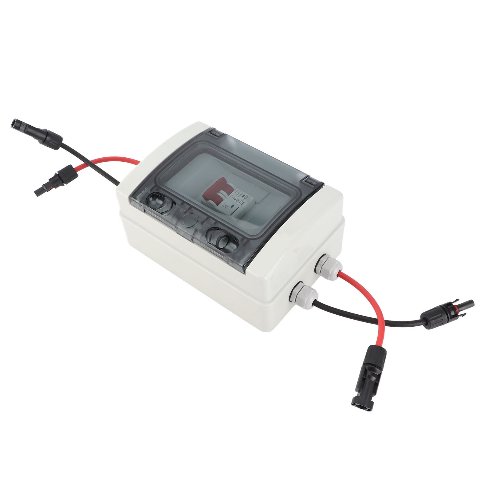 Solar DC Breaker 500V, Miniature Circuit Breaker With Transparent Cover ...