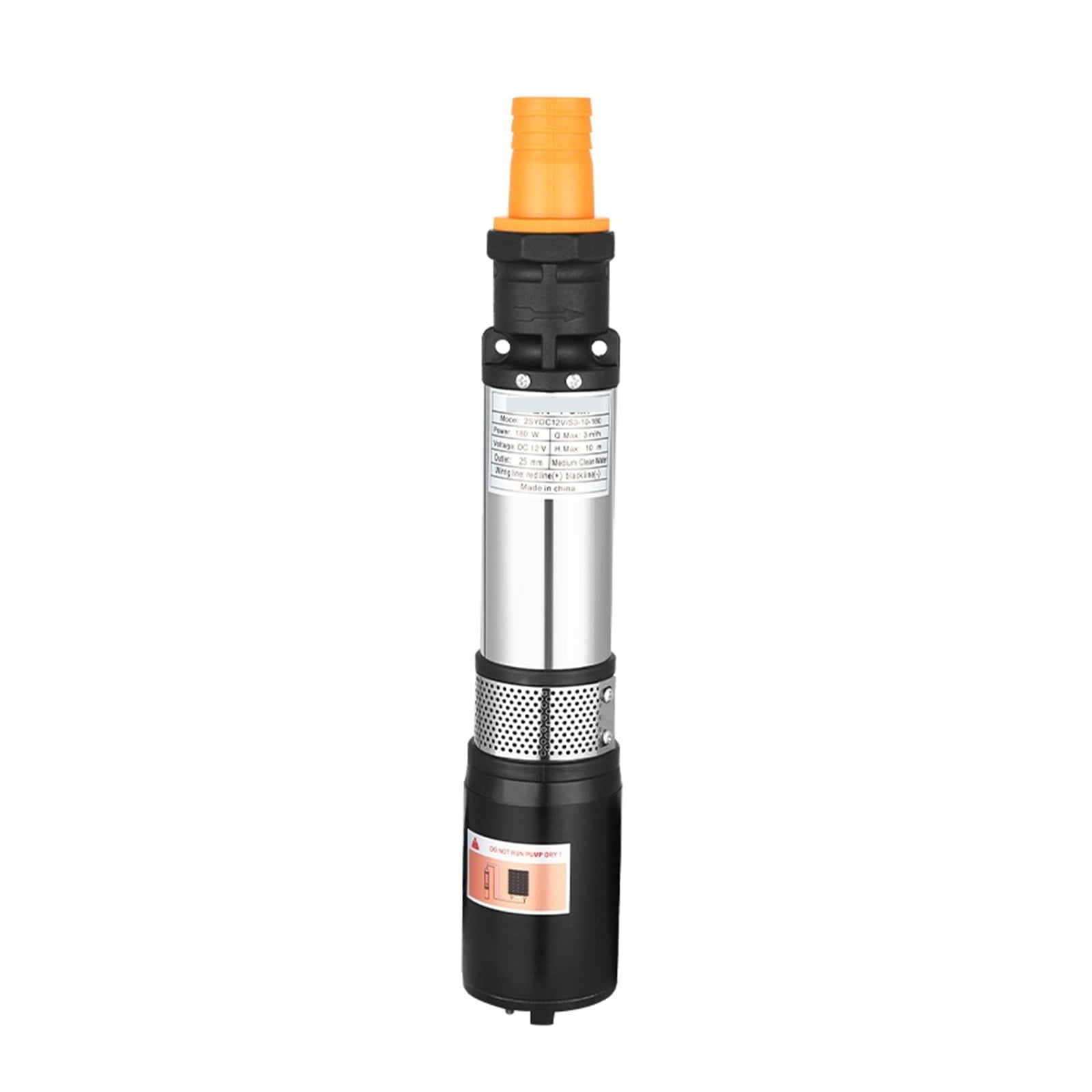 Solar DC Water Pump Large Flow 12v 24v 48v High Lift Battery DC Screw ...