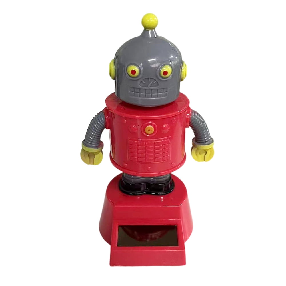 Solar Dancing Robot Toy Auto Cute Shaking Robot Dashboard Ornament for ...
