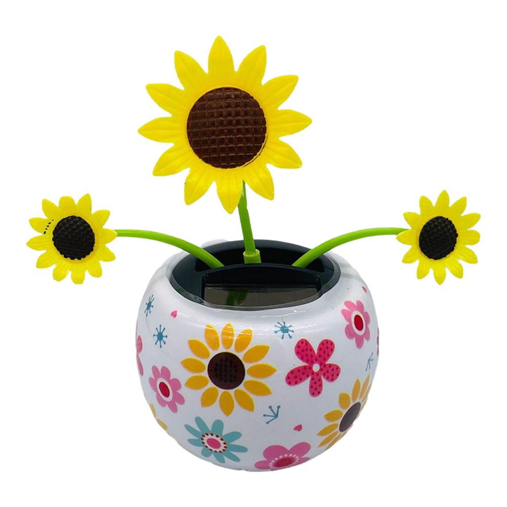 Solar Dancing Toy Flower Solar powered automatic swing ornament car ...