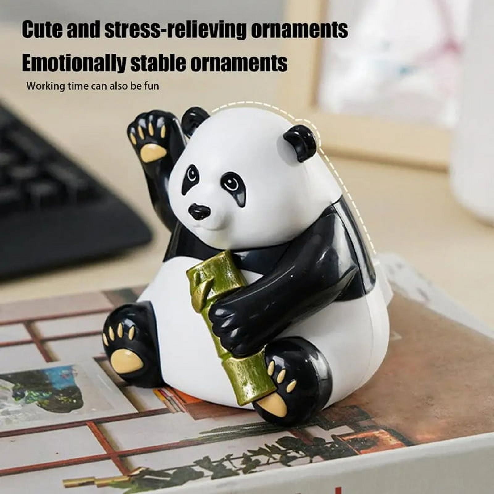 Solar Dancing Toys Solar Panda Bear BobbleHead Collectible Figurines ...