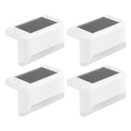 Mainstays 2-Count Solar Powered Black Wall Mountable LED Step Light, 3 ...