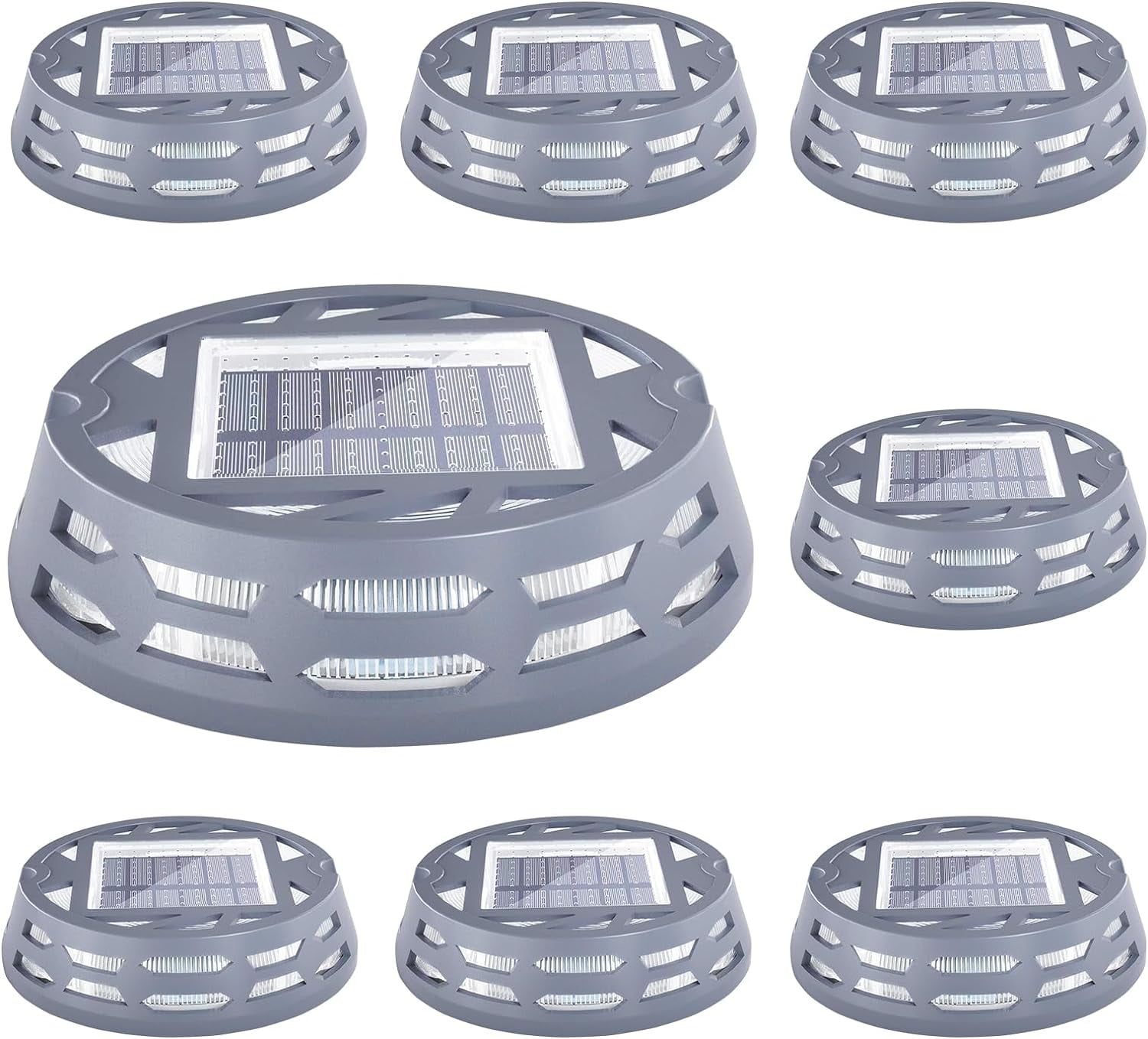 Solar Deck Lights Outdoor Driveway Marker Dock LED Light,3 Lighting ...