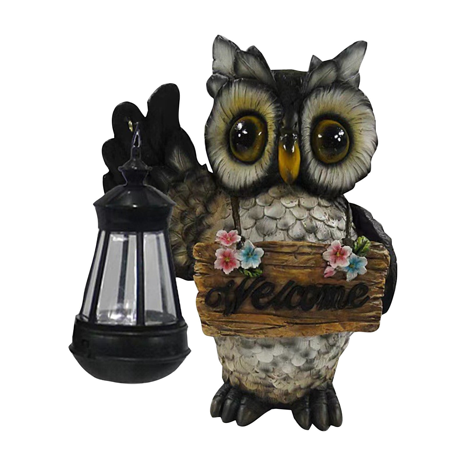 Solar Decorative Lights Outdoor Outdoor Garden Decorations Outdoor Owl ...