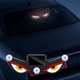Solar Demon Eye LED Car Window Light,Solar Powered Suction Mount Light ...
