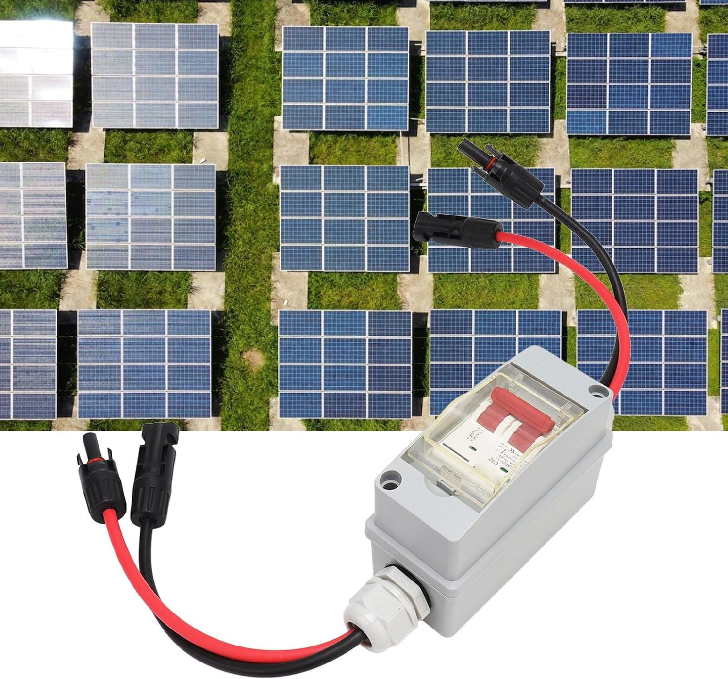 Solar Disconnect Switch, Solar Isolator Switch, MCB 2P DC 500V 32A Disconnect Switch with IP65 ...