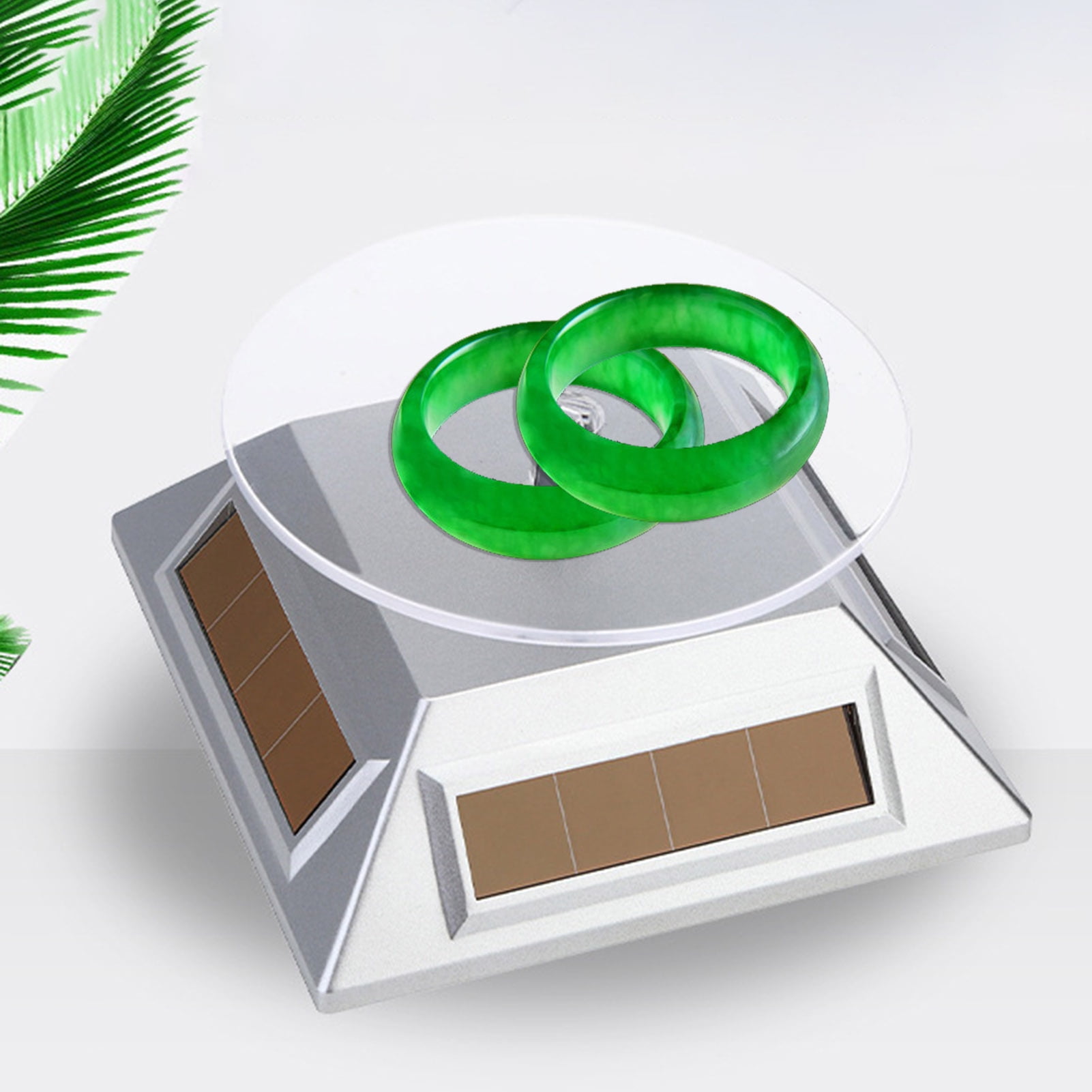 Solar Display Stand 360 Degrees Rotation Energy-Saving ABS Revolving ...