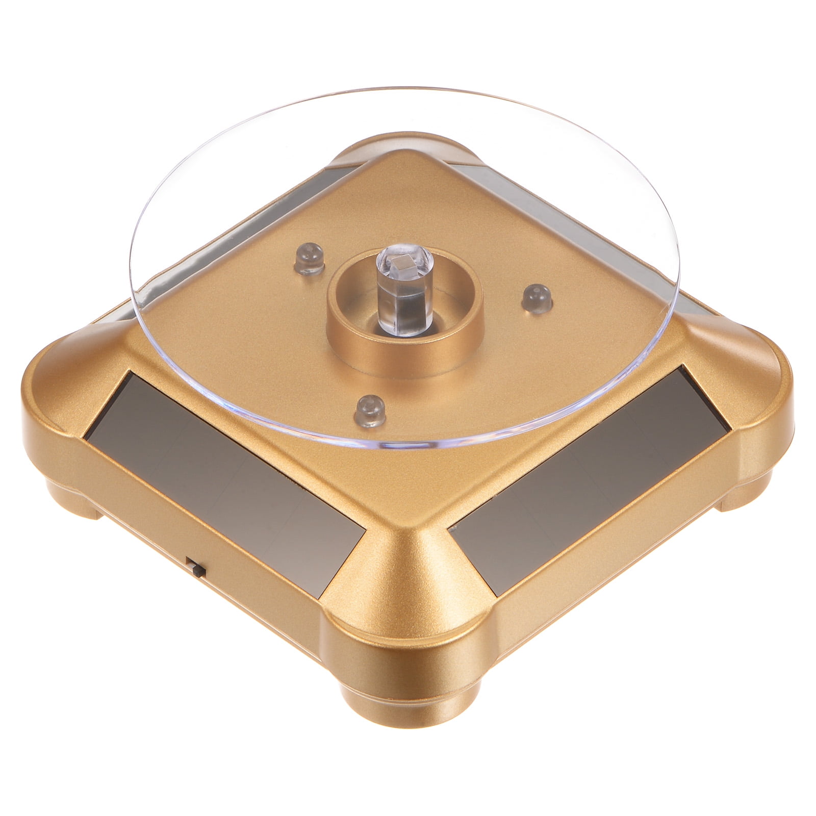 Solar Display Stand Turntable 360 Rotating Double Use LED Light ABS ...