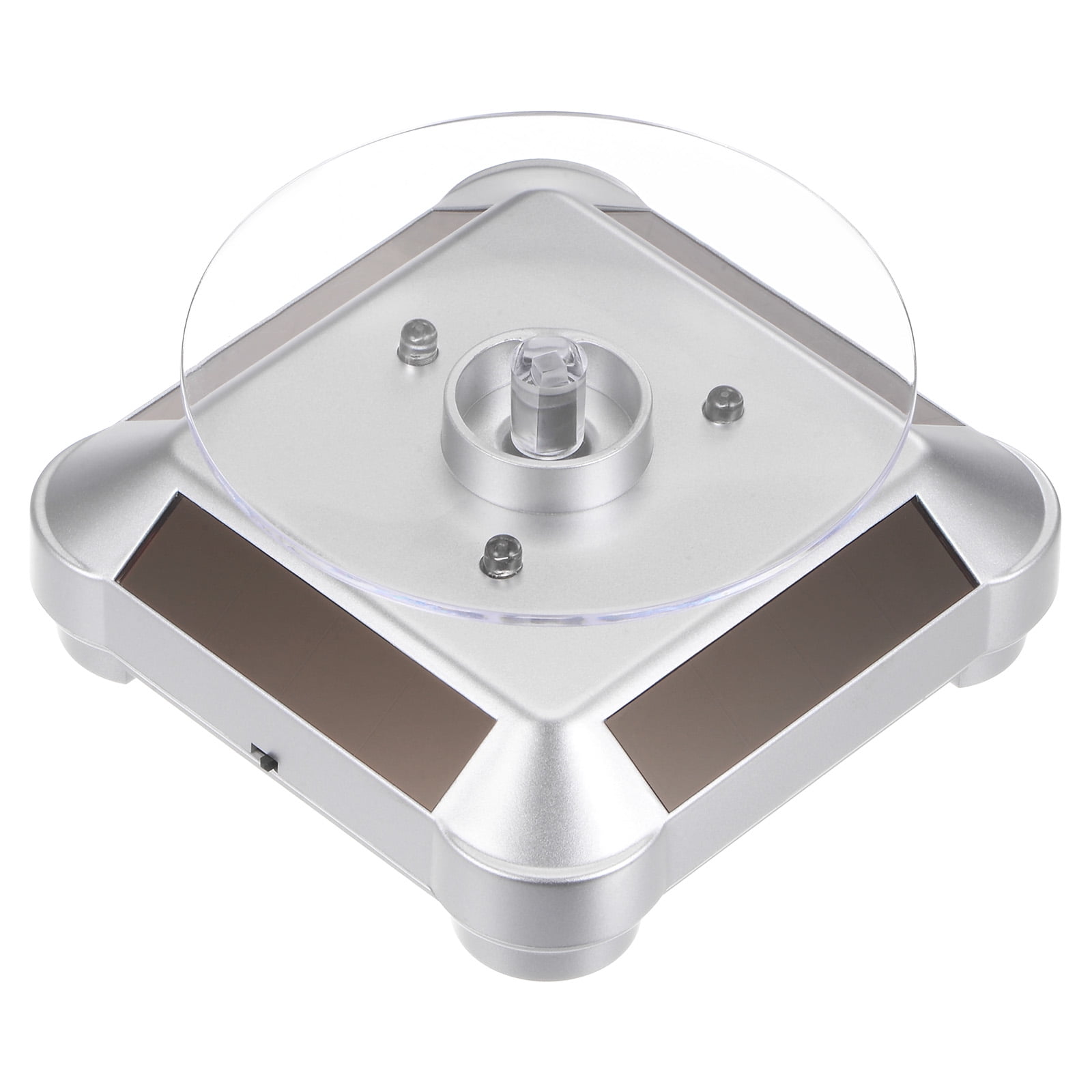 Solar Display Stand Turntable 360 Rotating Double Use LED Light ABS ...