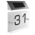 Solar Door Light Light up House Numbers Outdoor House Address Numbers ...