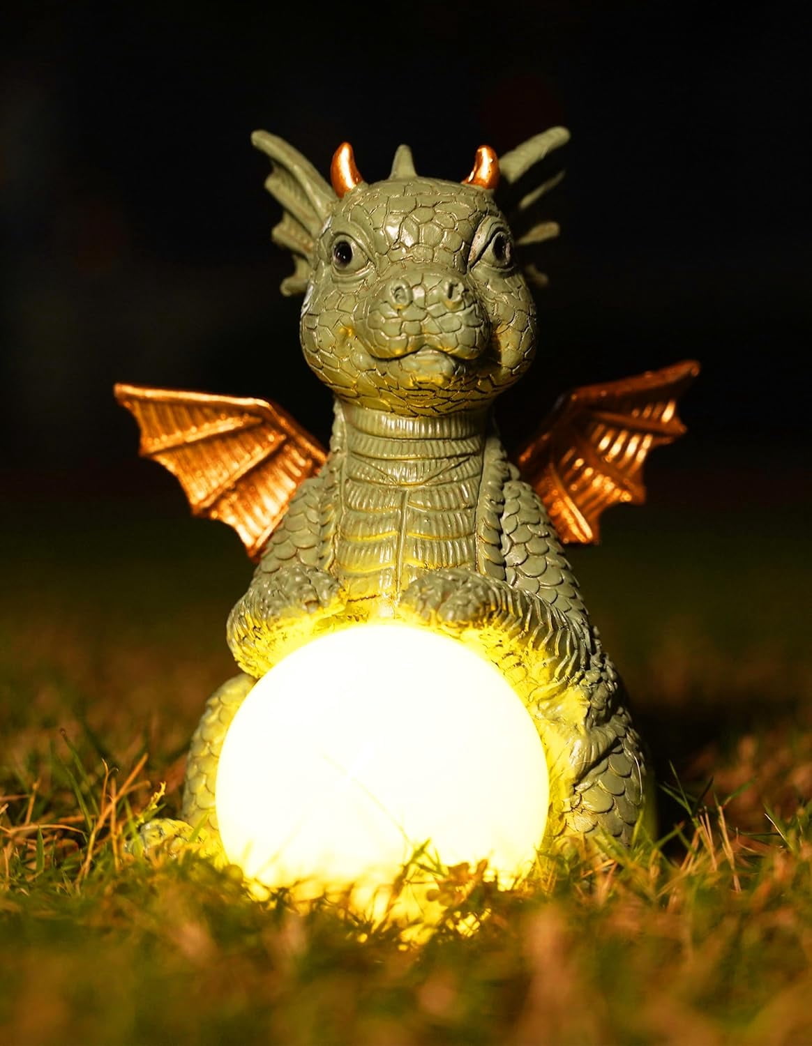Solar Dragon Statues - Waterproof Garden Decor for Patio, Balcony ...