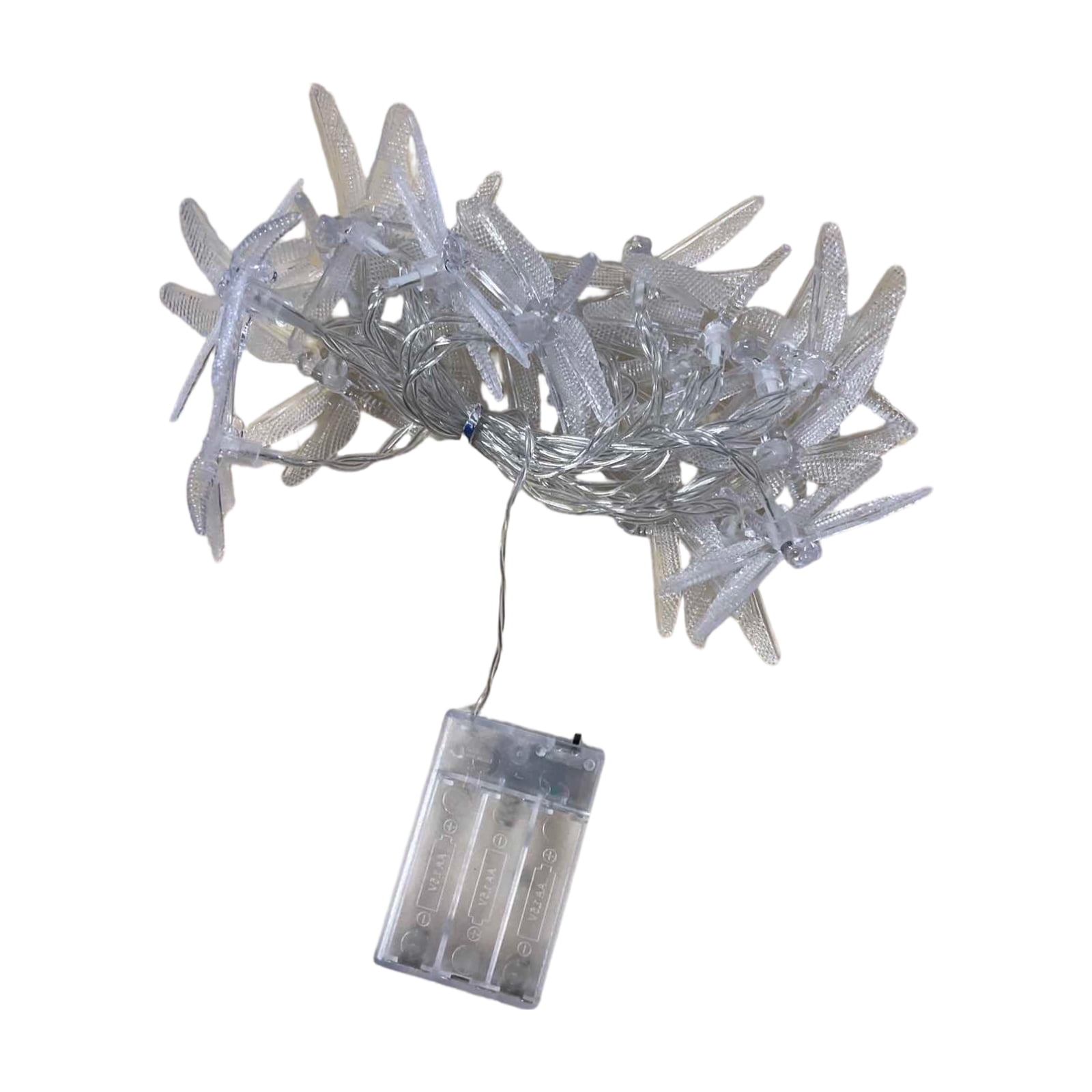 Solar Dragonfly String Lights 118 Inch Outdoor LED Garland with 20 ...