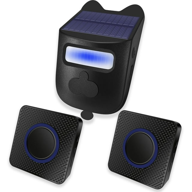 Solar Driveway Alarm System Up To 300m Wide Sensor Range Weatherproof ...