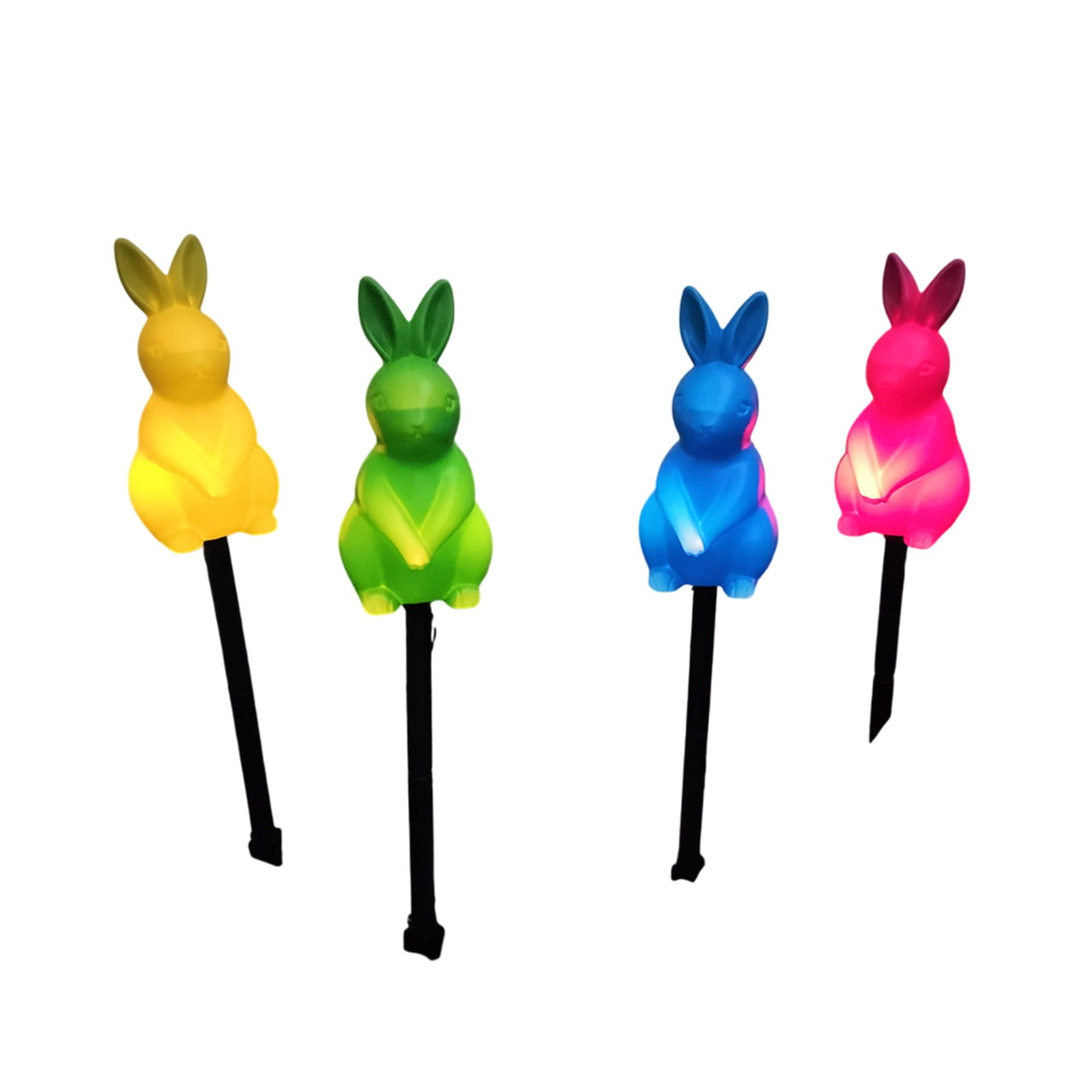 Solar Easter Bunny Stake Lights for Easter Decorations, Outdoor ...