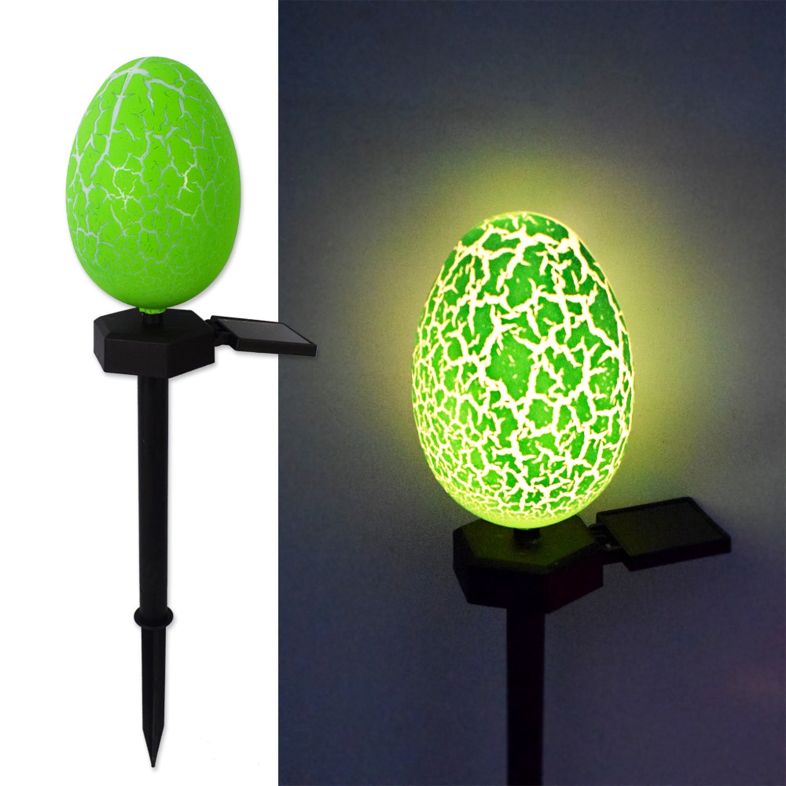 Solar Easter Egg Lights with Stake, LED Easter Egg Pathway Lights for ...