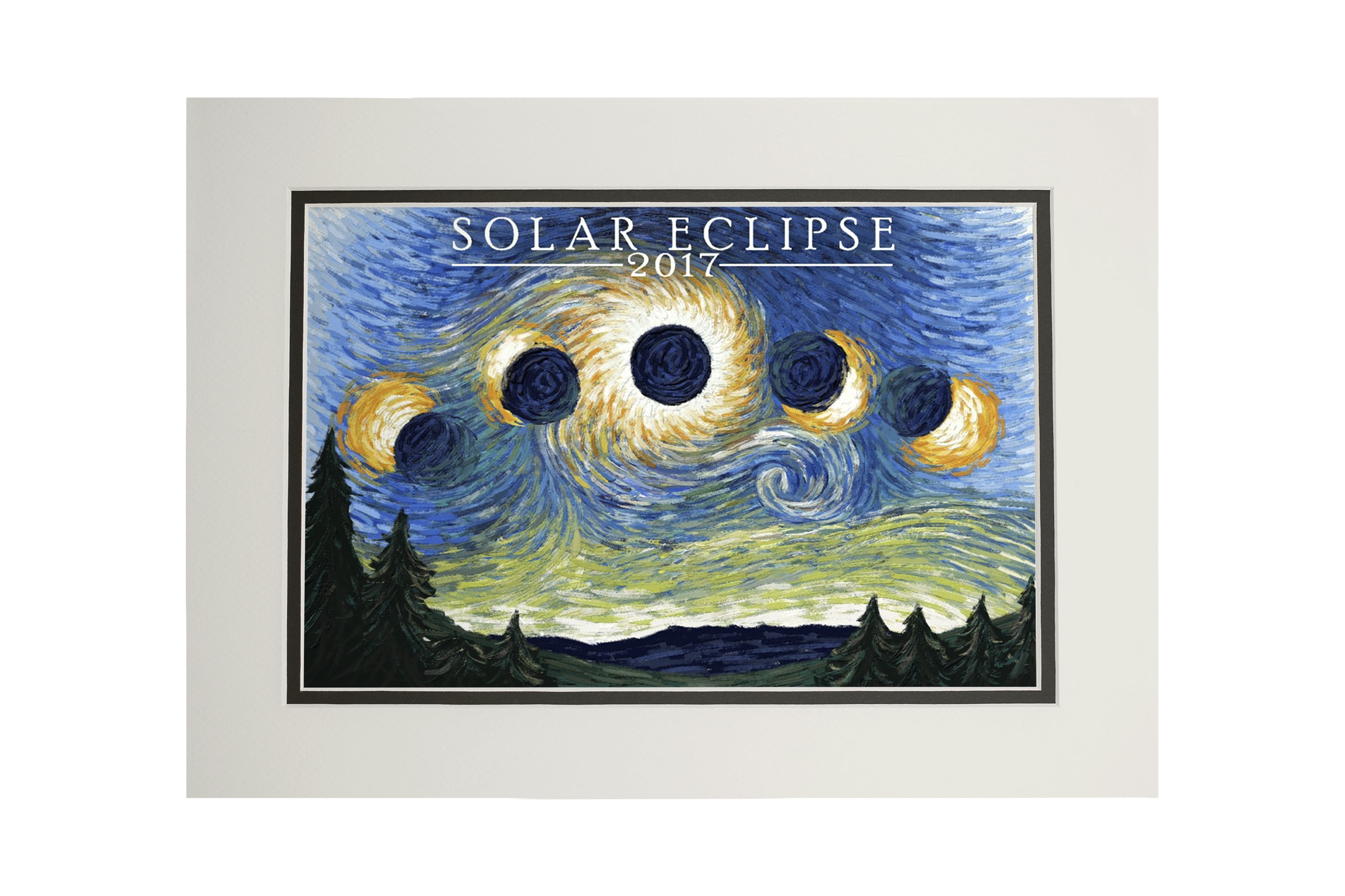 Solar Eclipse 2017, Starry Night - Walmart.com