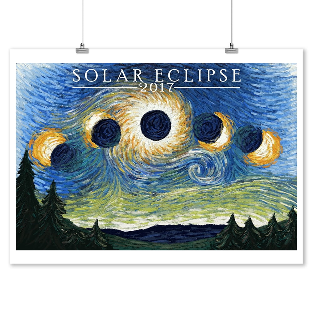 Solar Eclipse 2017 Starry Night - Walmart.com