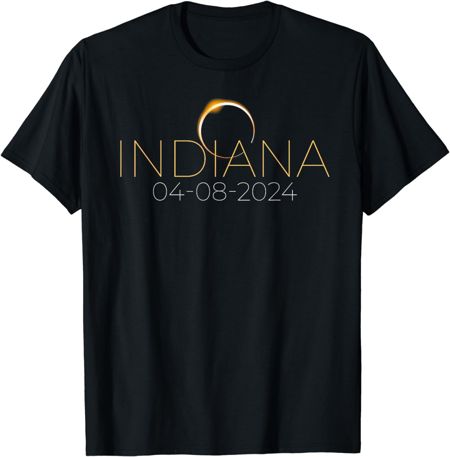 Solar Eclipse 2024 Shirt State Indiana Total Solar Eclipse T-Shirt ...