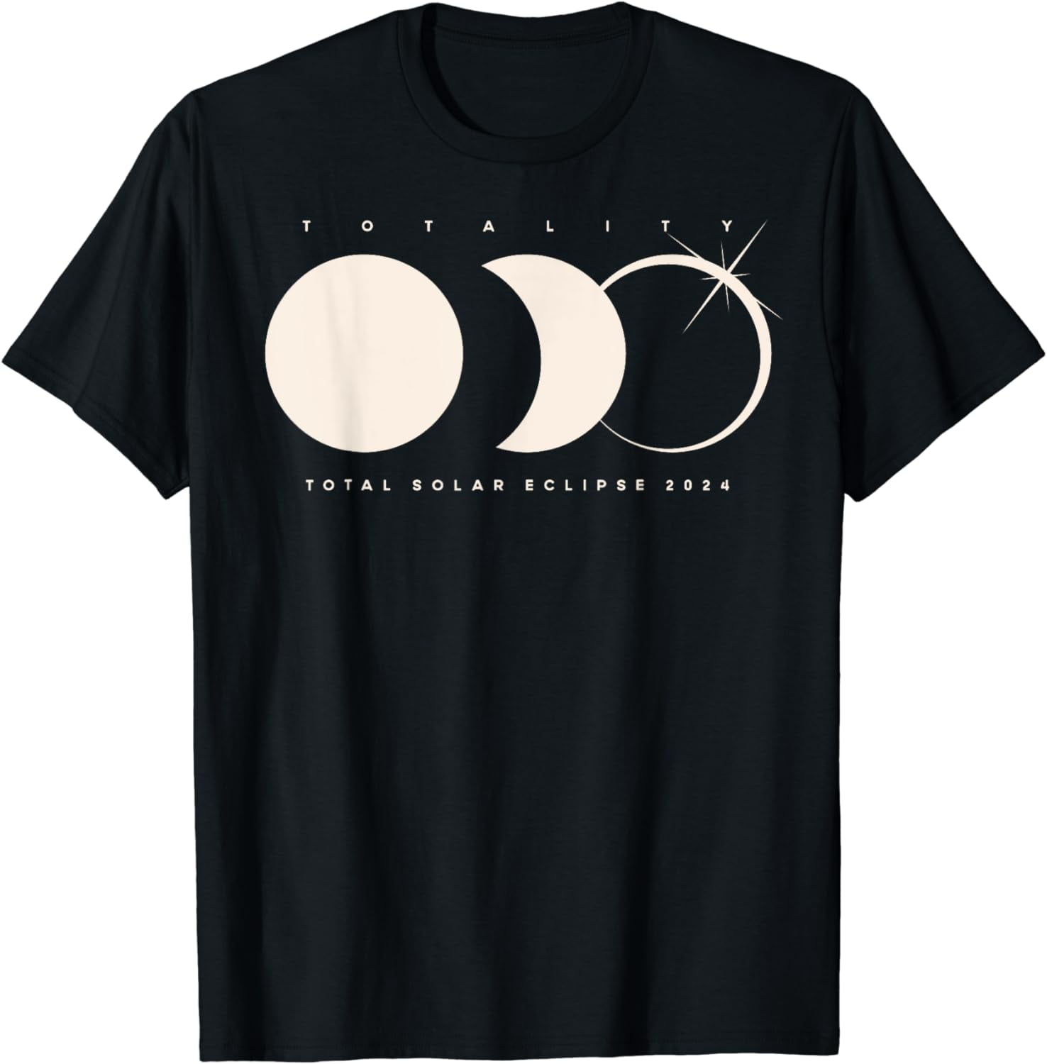 Solar Eclipse 2024 Total Eclipse Astronomy Graphic T-Shirt - Walmart.com