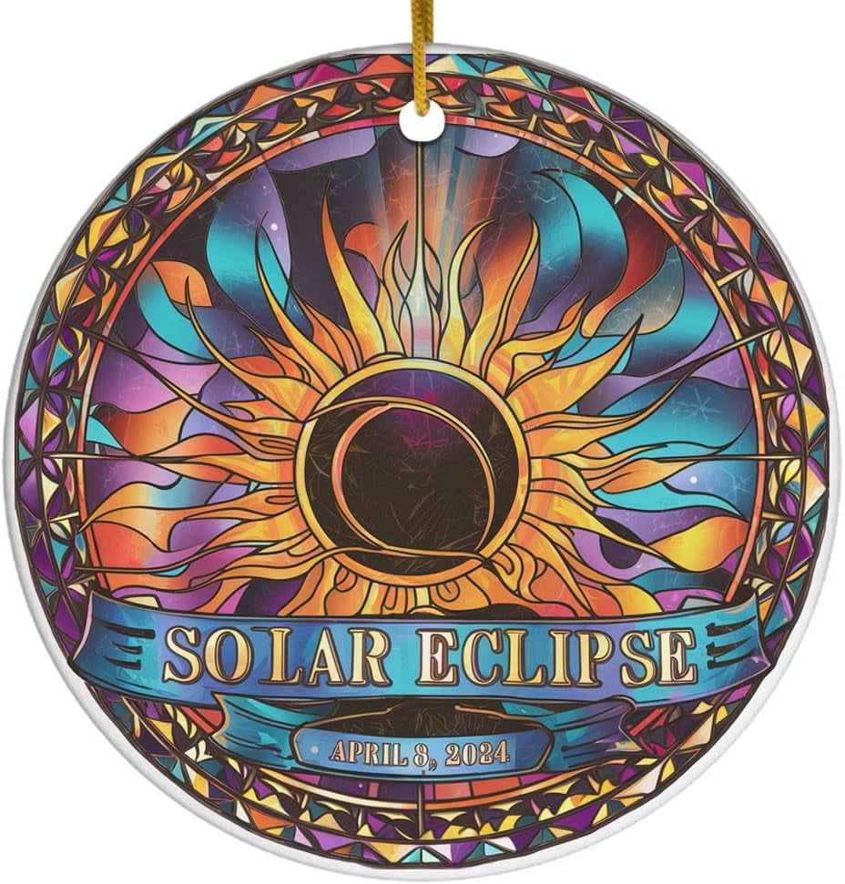 Solar Eclipse 2025 Ornament, Total Eclipse Ornament, Eclipse Keepsake ...