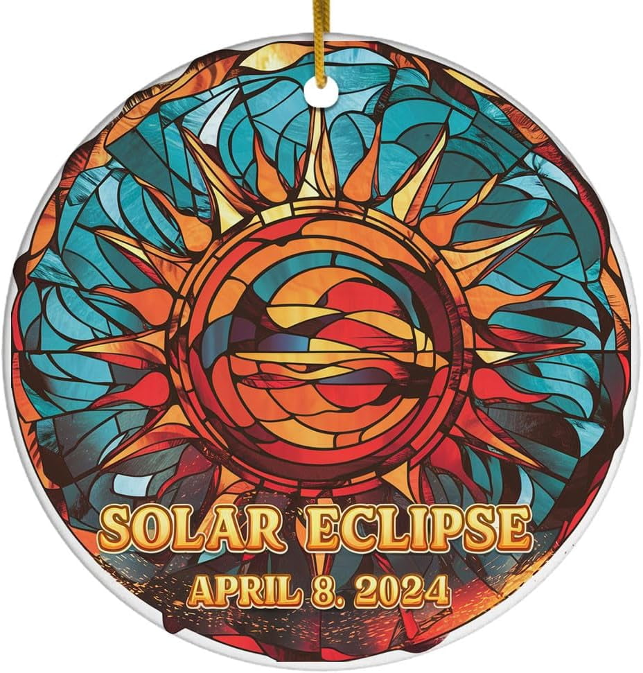 Solar Eclipse 2025 Ornament, Total Eclipse Ornament, Eclipse Keepsake ...