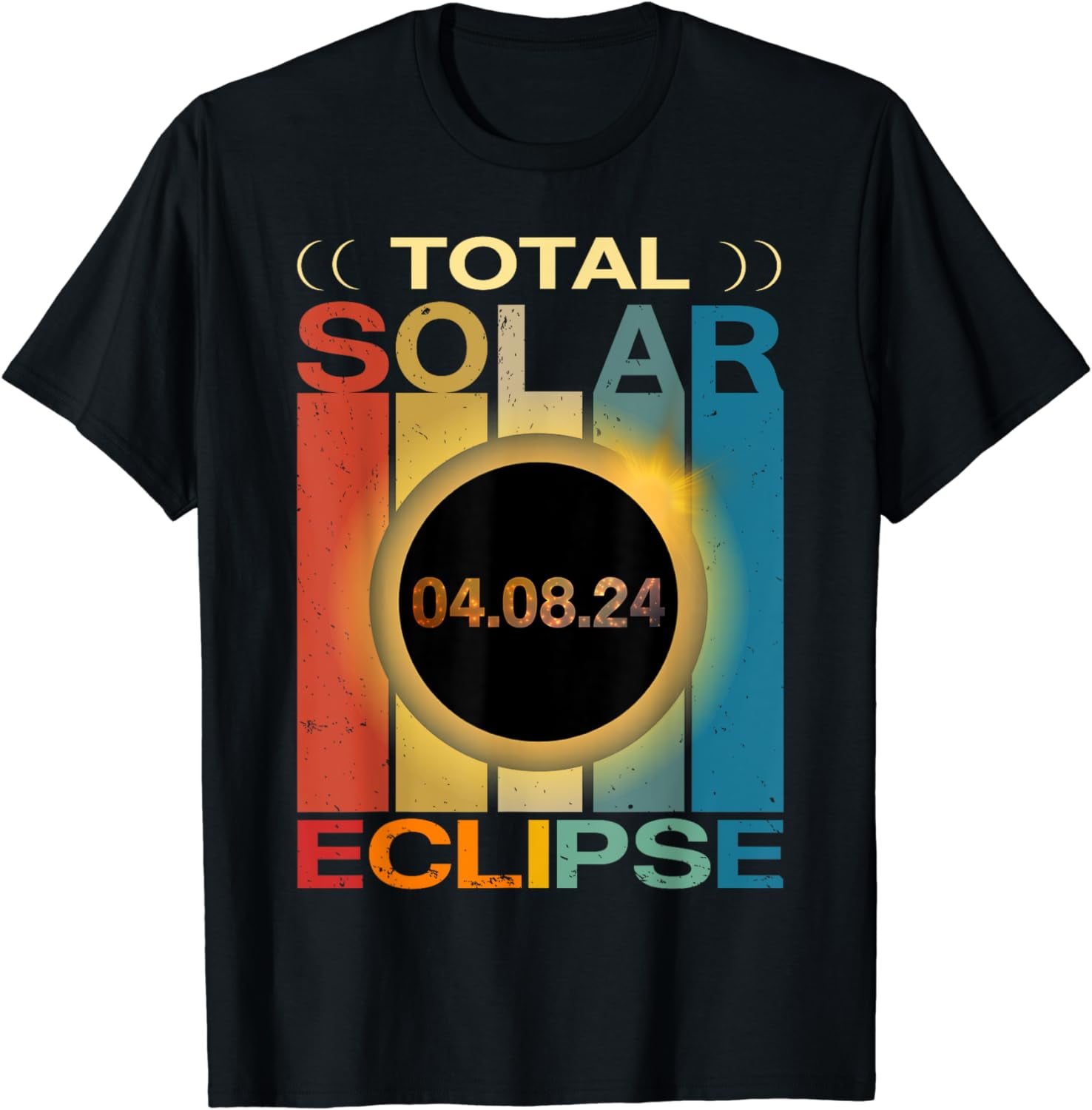 Solar Eclipse April 8 2024 Totality Solar Eclipse USA Map T-Shirt ...