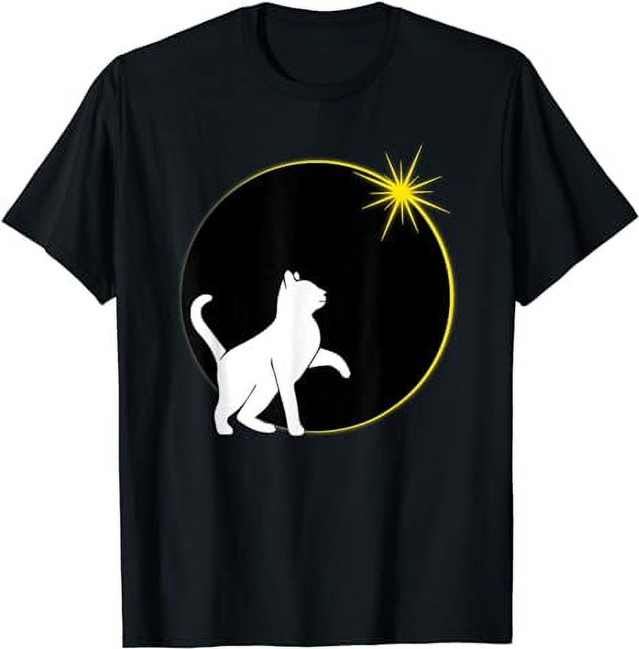 Solar Eclipse Cat Shirt 2024 Cat Lover Total Solar Eclipse T-Shirt ...