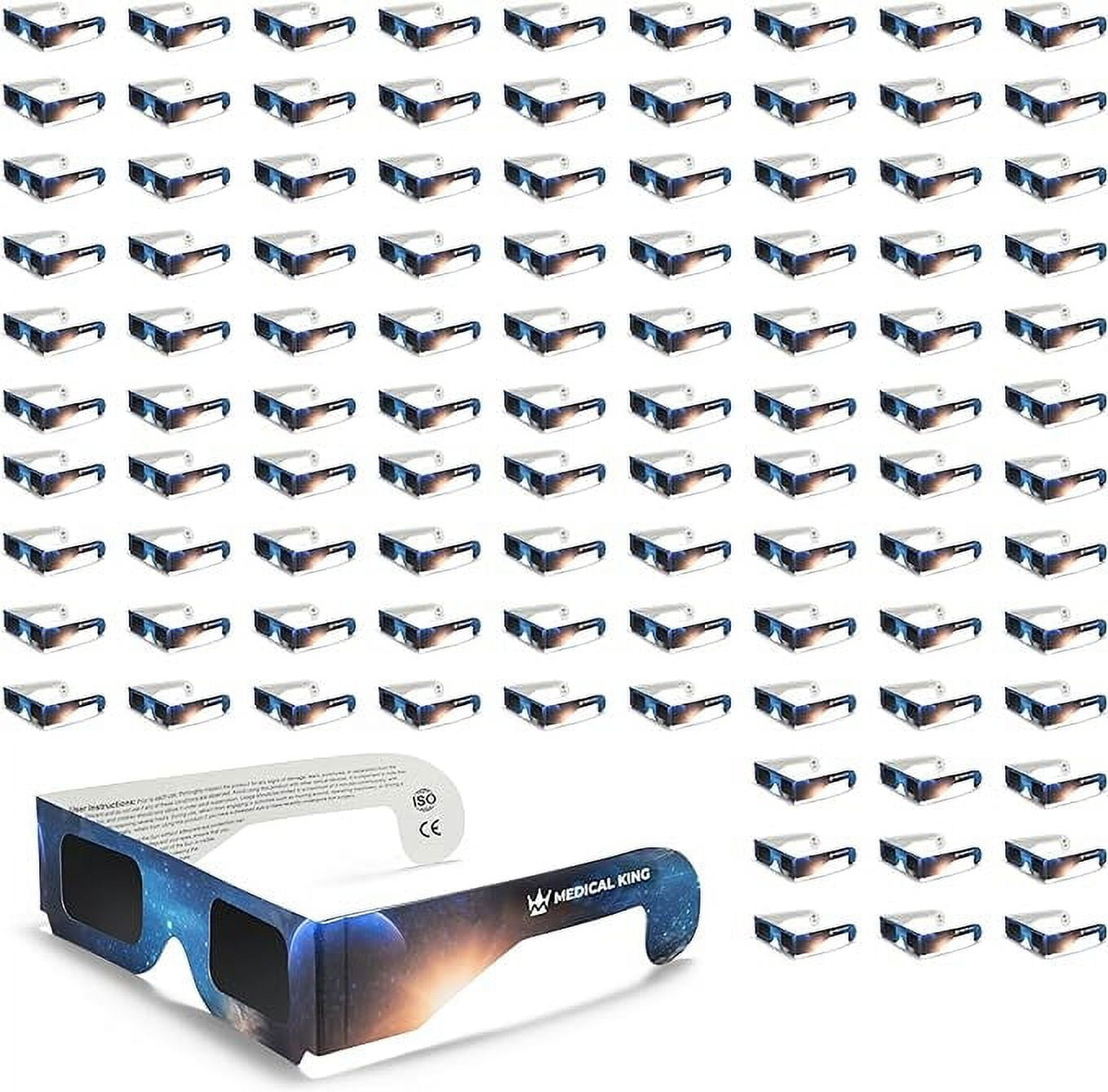 MedicalKingUsa Solar Eclipse Glasses - Safe Solar Observation, Filters ...