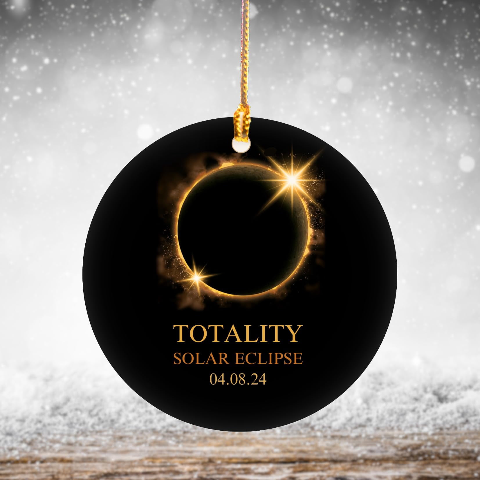 Solar Eclipse Ornament 2024, STF9 Gifts For Men Who Everything, April ...