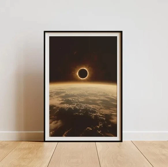 Solar Eclipse - Poster On The Theme Of The Solar Eclipse 3 NO FRAMED ...