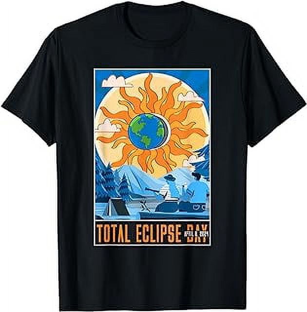 Solar Eclipse Shirt 2024 April 8 Total Solar Eclipse 4.08.24 T-Shirt ...