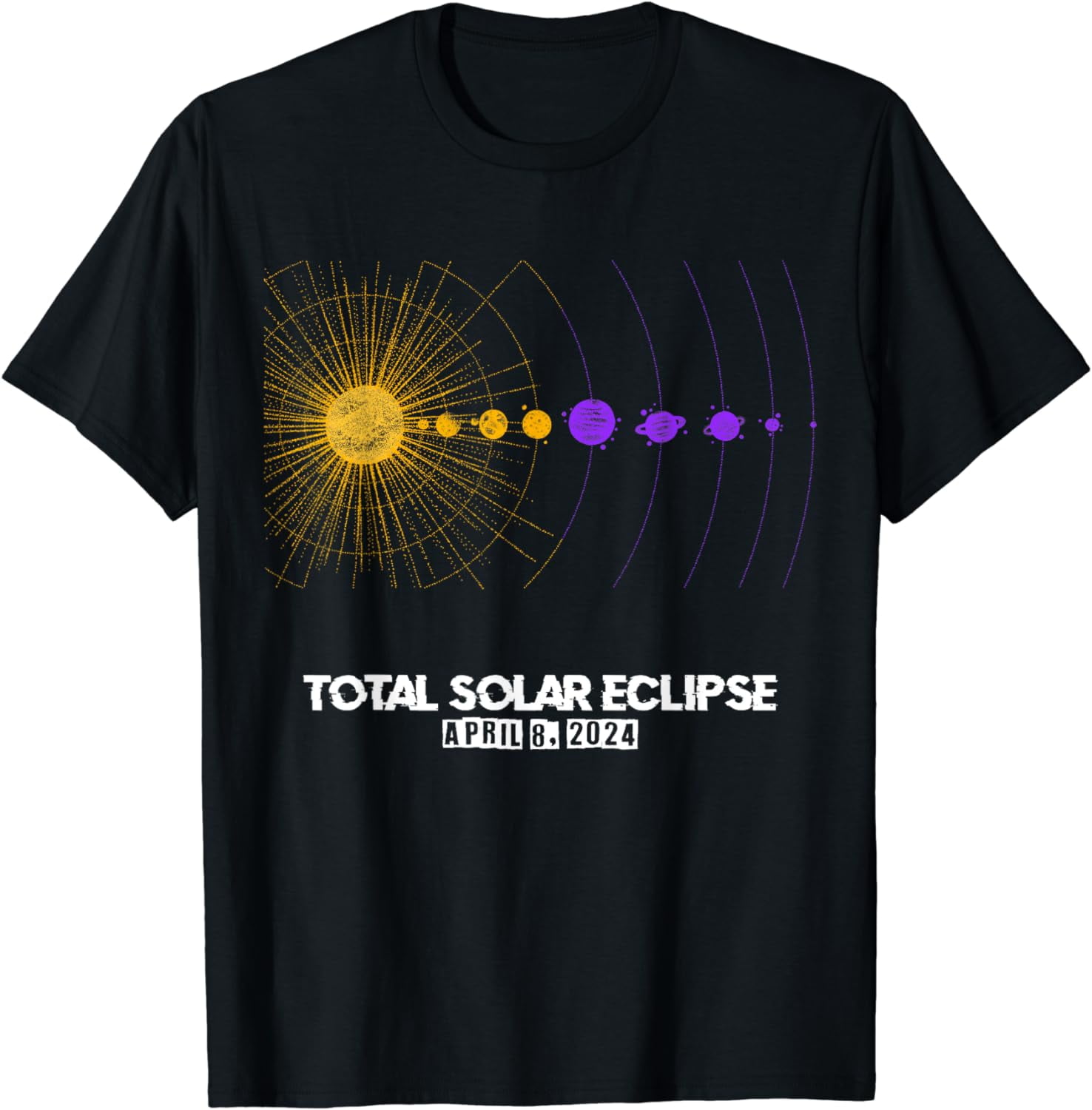 Solar Eclipse Shirt 2024 Total Eclipse America casual fashion T-Shirt ...