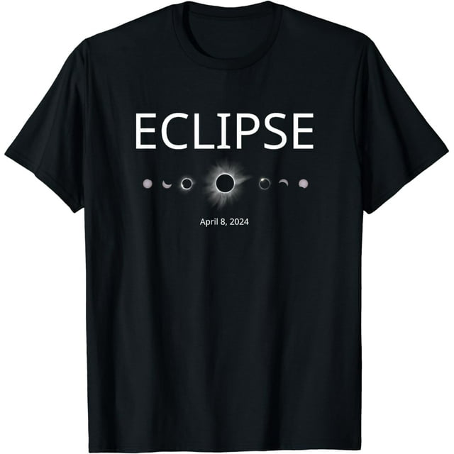 Solar Eclipse Shirt 2024 Total Eclipse Phases T-Shirt - Walmart.com