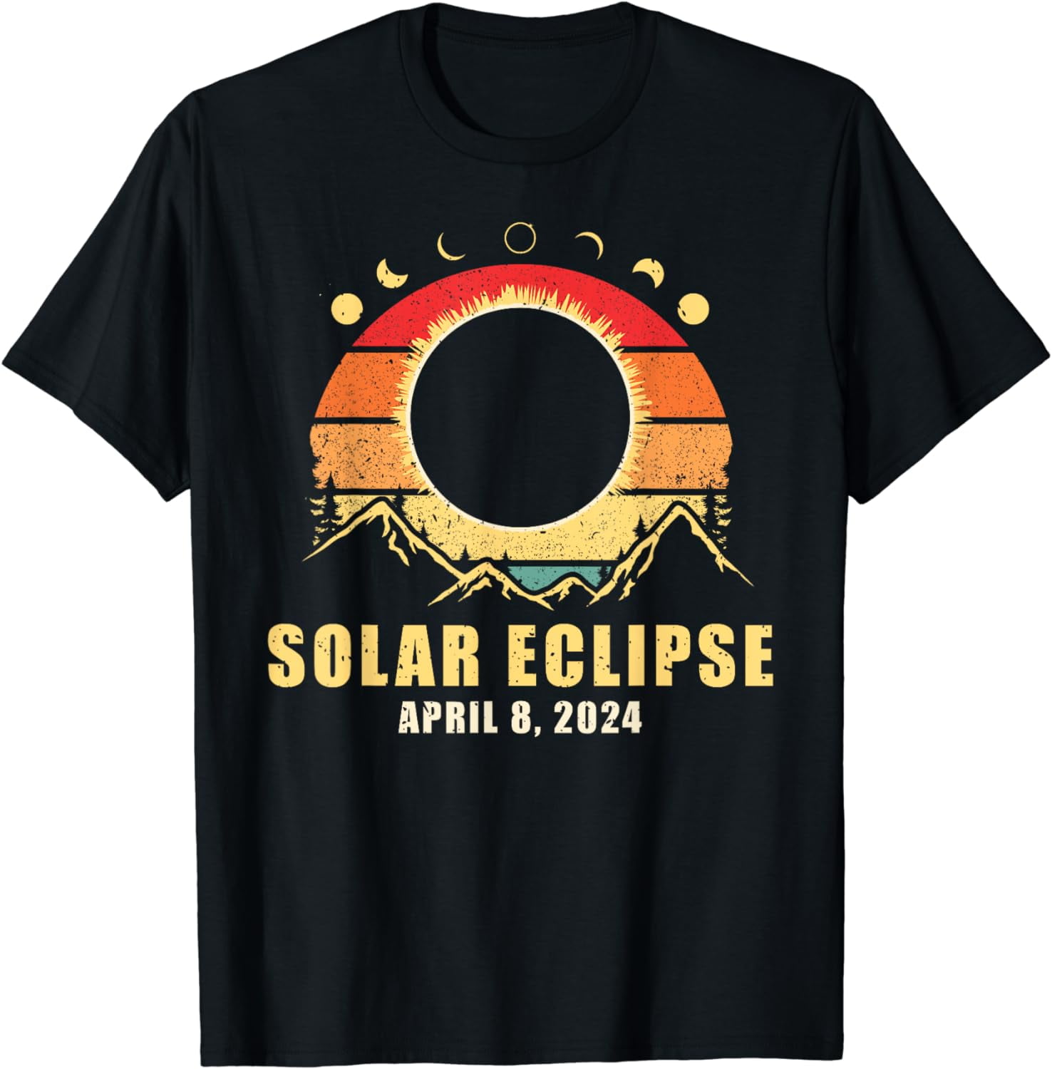 Solar Eclipse Shirt 2024 Total Solar Eclipse April 8 2024 T-Shirt ...