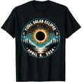 Solar Eclipse Shirt Astronomy Vintage 2024 Solar Eclipse T-Shirt ...