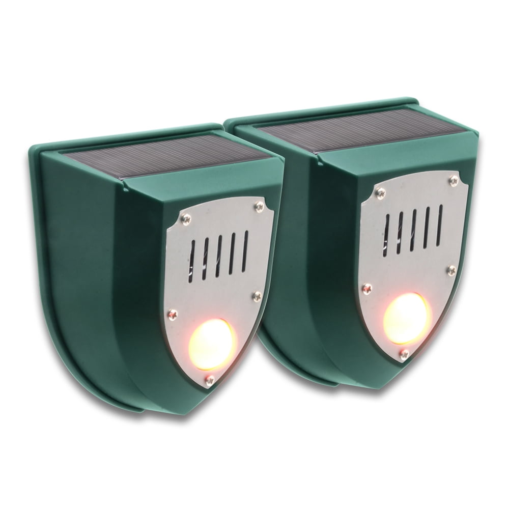 Solar Electronic Repeller with PIR Motion Sensor Alarm Timed Human Body ...