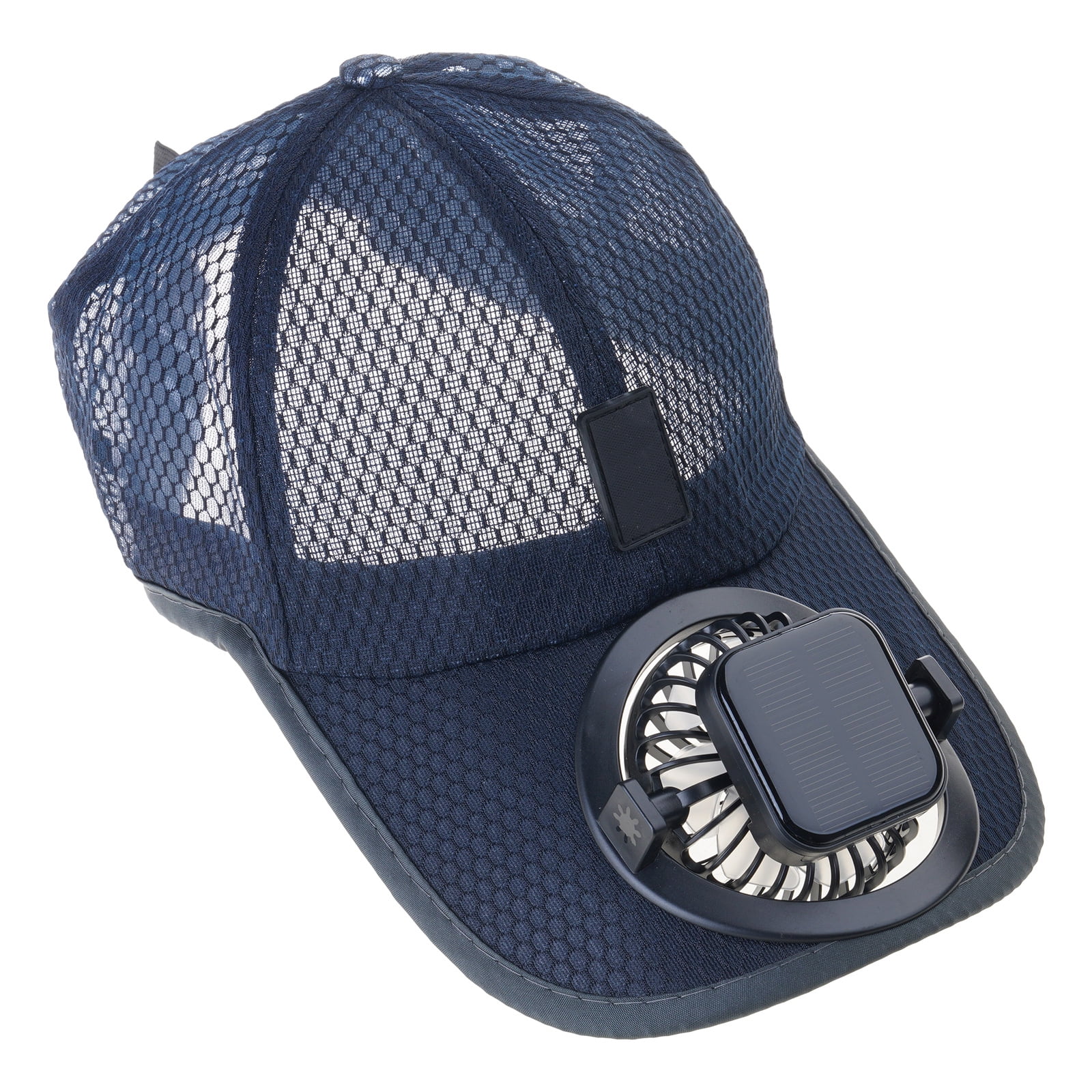 Solar Energy Cooling Baseball Hat with Built In Fan USB Rechargeable ...