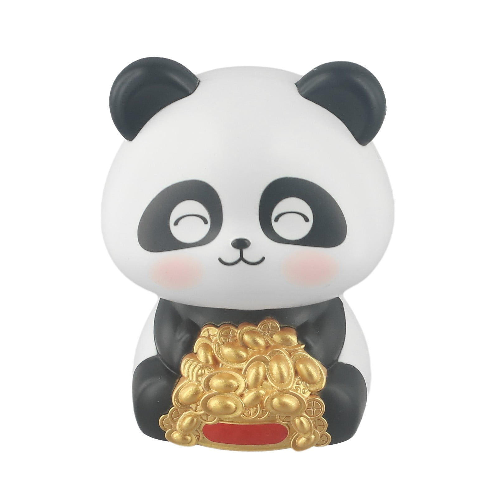 Solar Energy Good Luck Panda Ornaments Car Ornaments Potted Ornaments ...