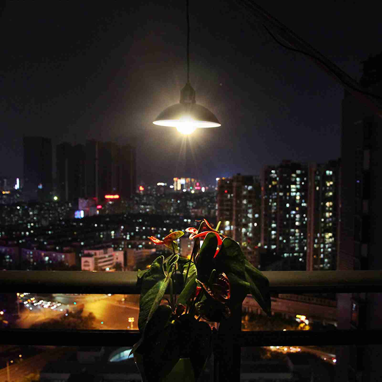 Solar Energy Pendant Light Intelligent Discharge Control For Garden ...