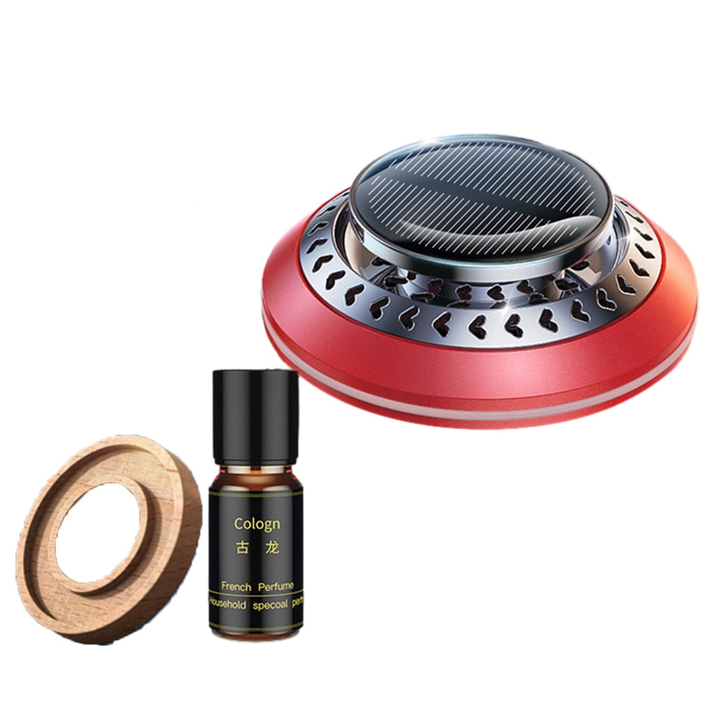 Solar Energy Powered Car Air Freshener Essential Oil Diffuser Car ...