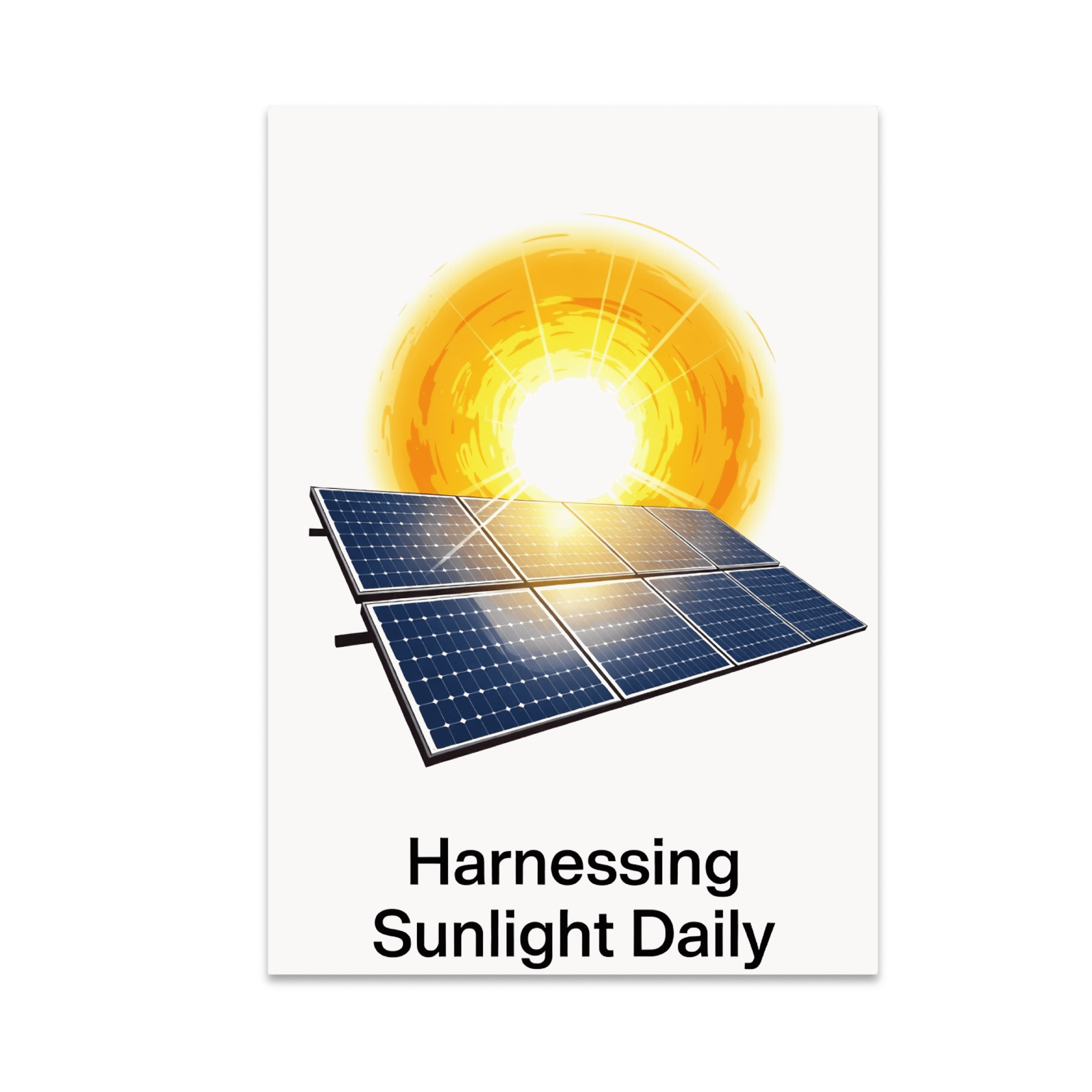 Solar Energy Wall Art - Renewable Energy Enthusiast - 13x19 Poster ...