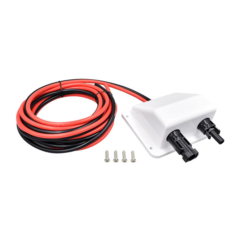 Solar Entry Gland Weatherproof ABS Double Cable 10AWG Dual Cable Entry ...