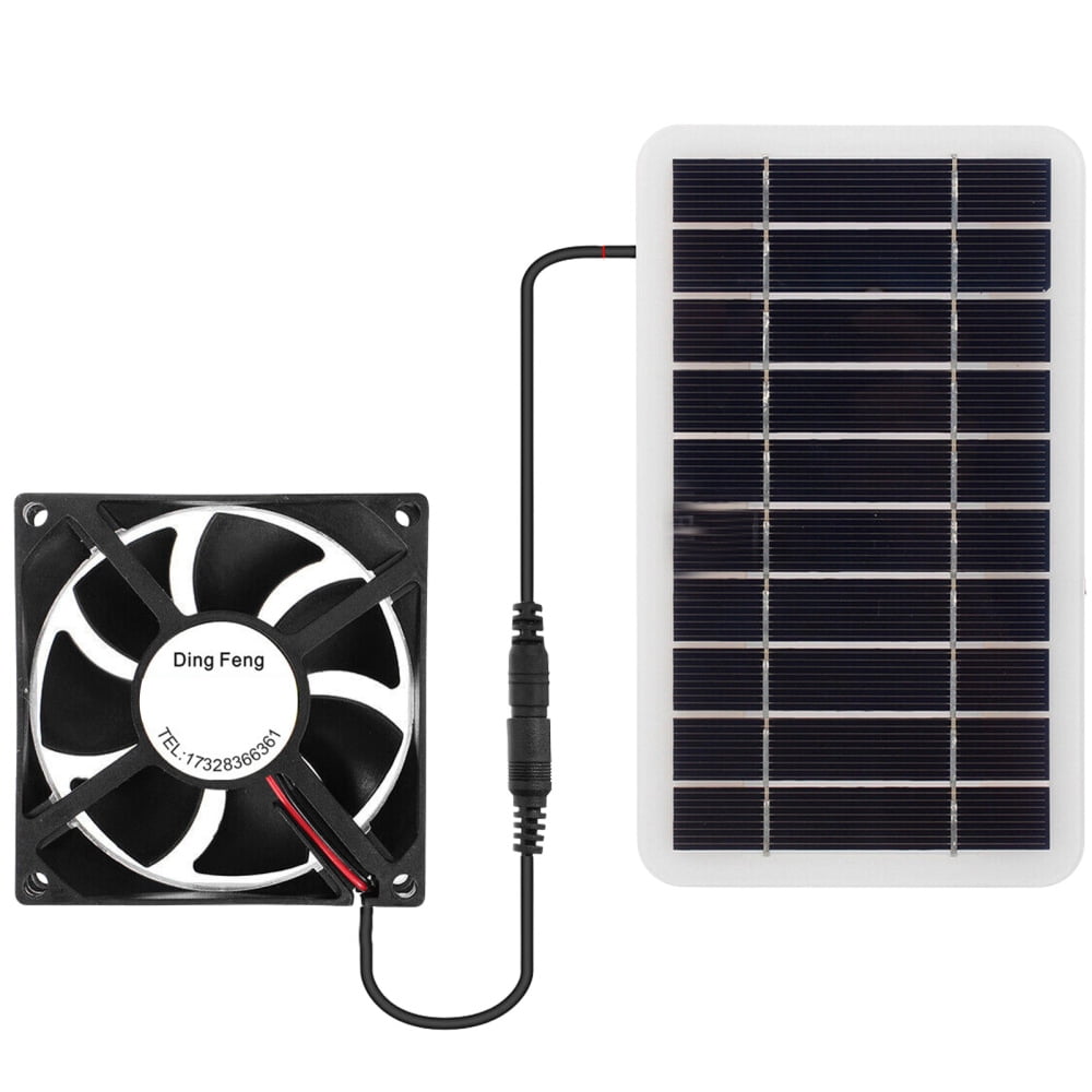 Solar Exhaust Fan Waterproof Fan for Small Chicken Coops - Walmart.com