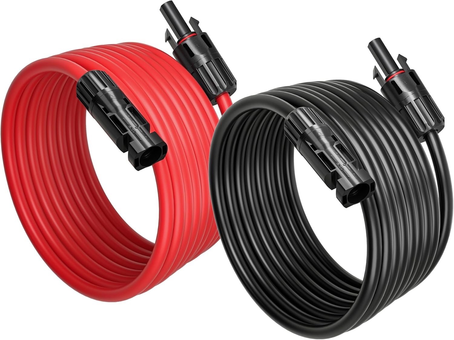 Solar Extension Cable with Female and Male Connectors 20Feet 10AWG ...