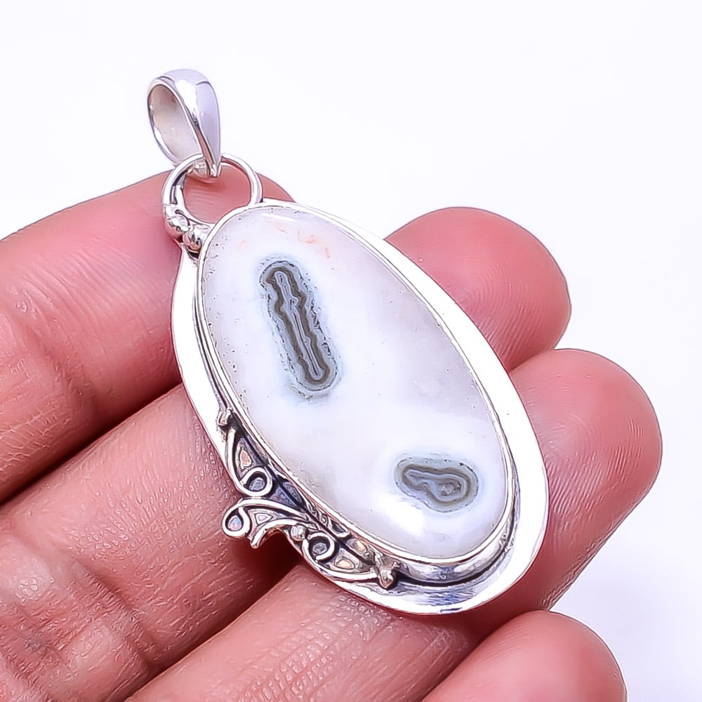 Solar Eye Quartz - India Designer Handmade 925 Sterling Silver Pendant ...