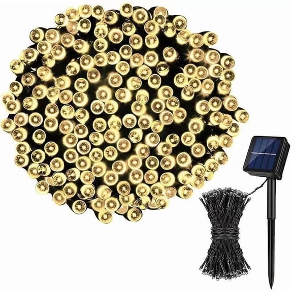 Solar Fairy Lights Solar String Lights 72ft 200 LED Fairy Lights 8 ...