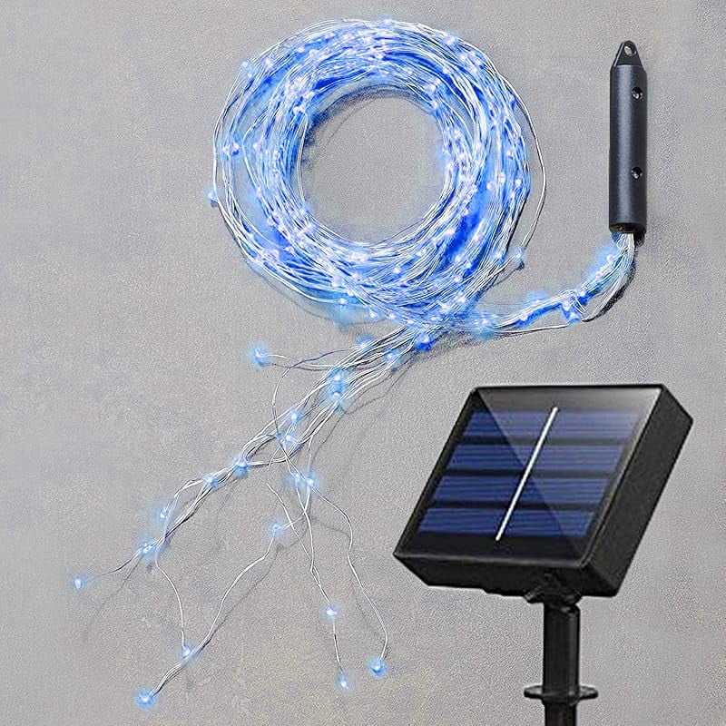 Solar Fairy String Lights Outside, Multi Strand 180 LEDs Watering Can ...