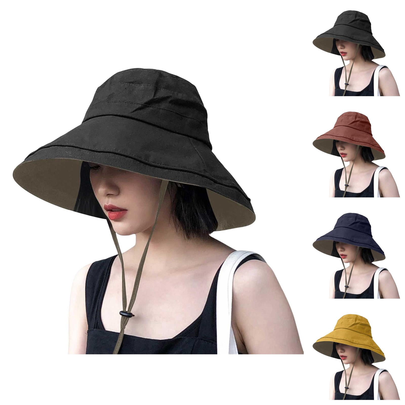 Solar Fan Bucket Hat Neck Cover - Cooling Hat Golf UV Protection Bucket ...