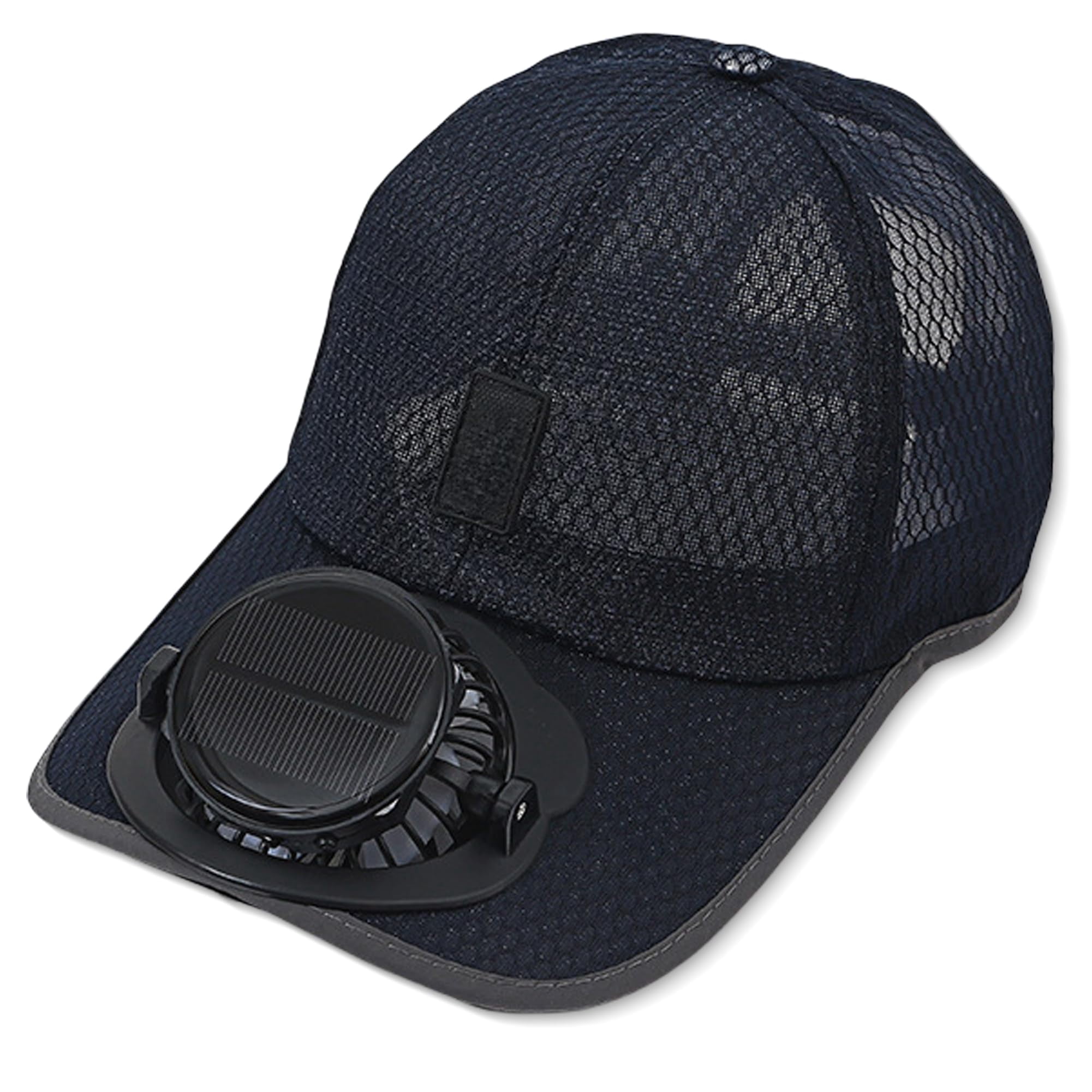 Solar Fan Cap, Breathable Mesh Cap with Solar Fan for Outdoor Cooling ...